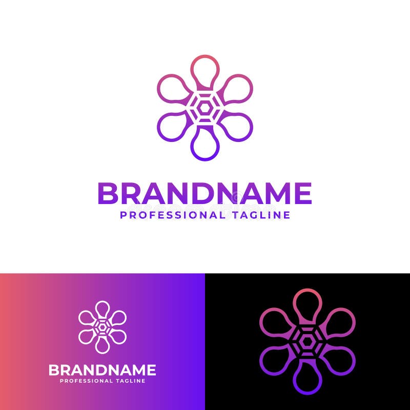 Bulb Technology Logo, Perfect for Innovative Tech Startups Stock Vector ...