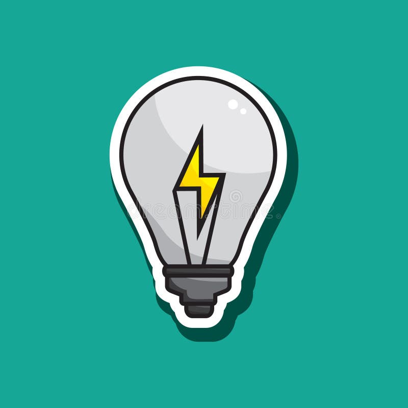 Bulb. Vector Illustration Decorative Design Stock Vector - Illustration ...