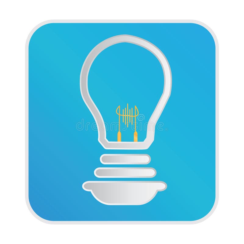 Bulb. Vector Illustration Decorative Design Stock Vector - Illustration ...