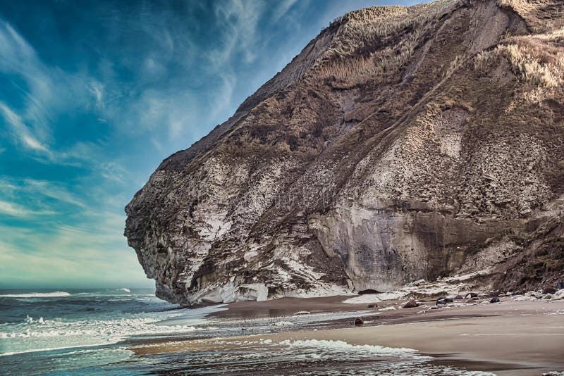 Bulbjerg Natural Cliffs at the North Sea Coast in Denmark Stock Photo ...