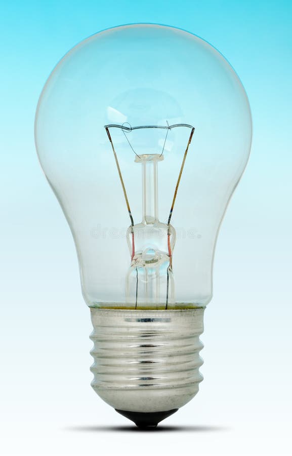 Bulbo eléctrico imagen de archivo. Imagen de blanco, azul - 22185351