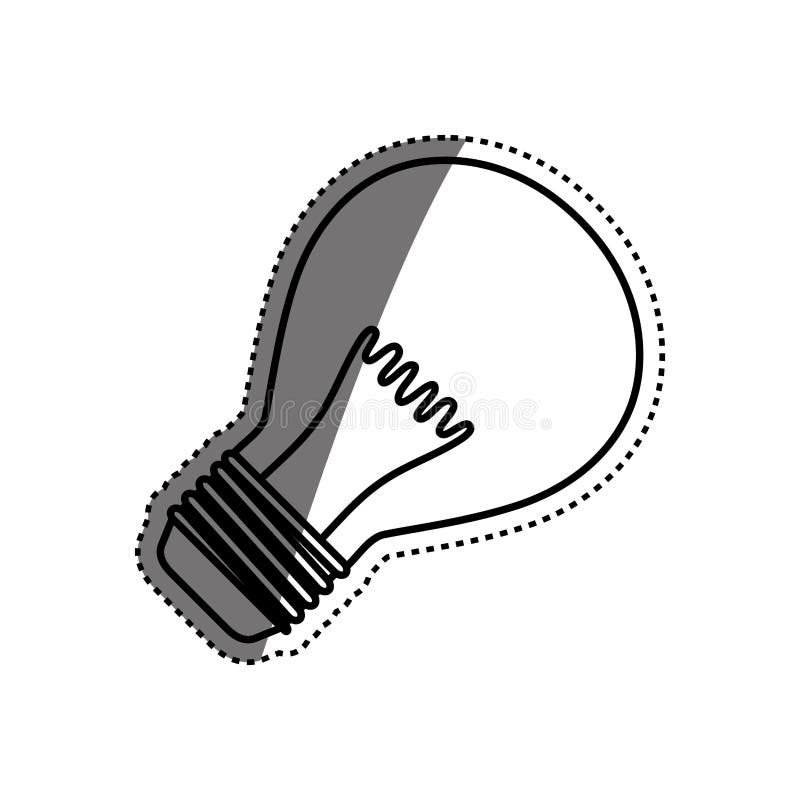 Bulbo o idea grande stock de ilustración. Ilustración de vibrante ...