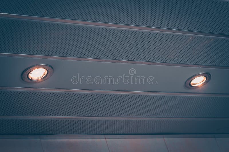 Bulbs Spots Embedded in the Ceiling Stock Image - Image of ceiling ...