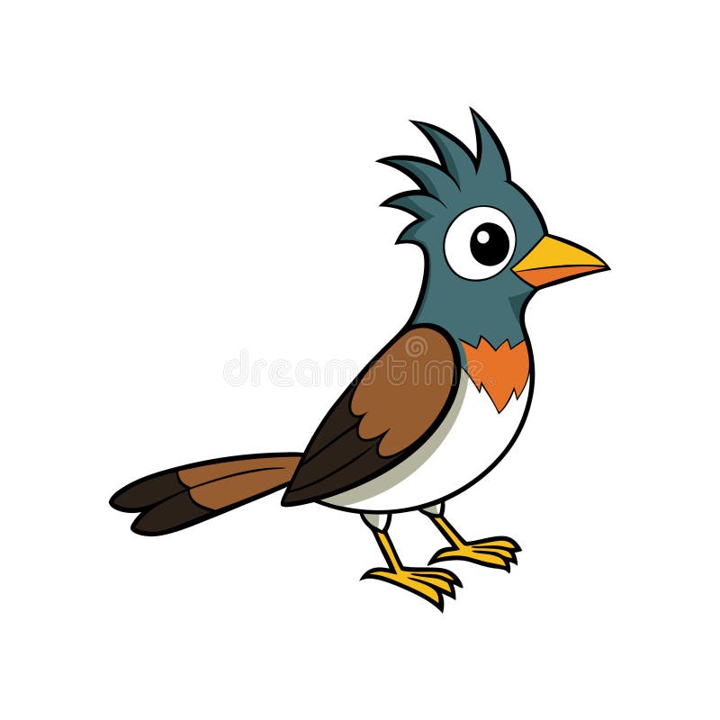 Bulbul Coloring Animal Illustration Design Stock Photo - Illustration ...