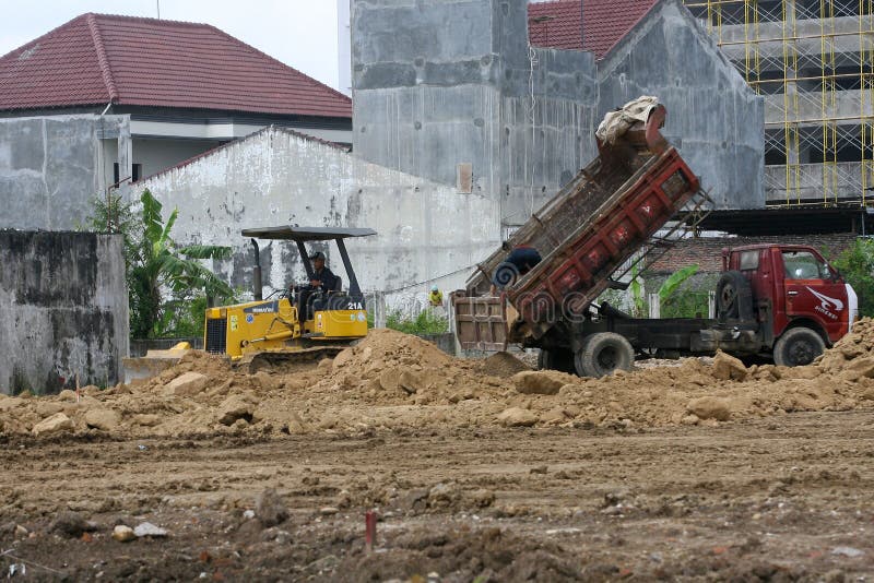 Buldozer editorial photo. Image of project, central, indonesia - 52460821