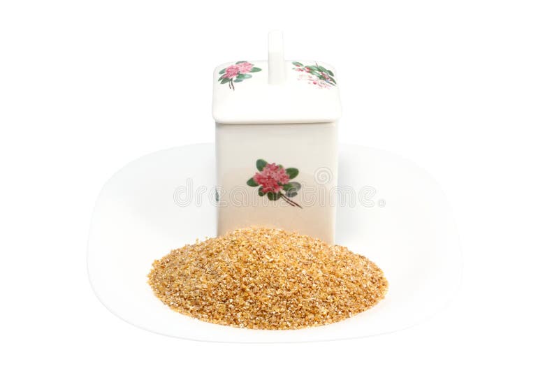 Bulgar wheat stock photo. Image of kitchen, wheat, plate - 13123126