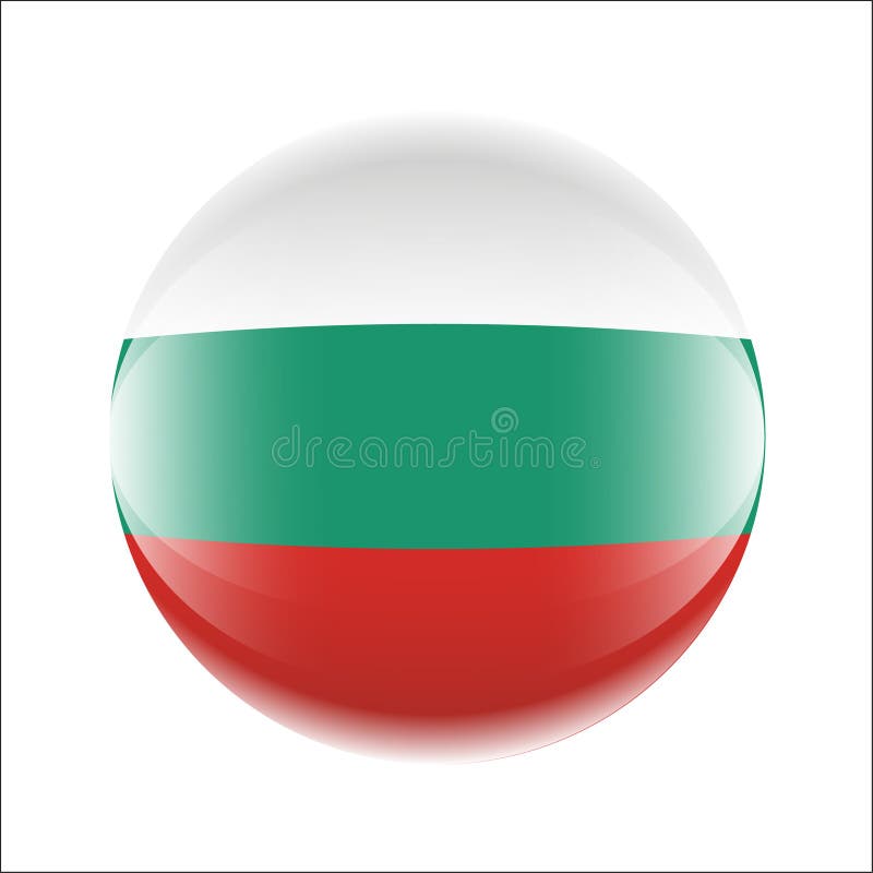 Bulgaria flag icon in the stock vector. Illustration of sofia - 295760863