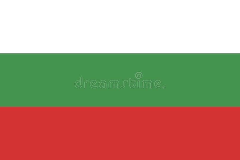 Bulgaria Flag National Emblem Graphic Element Illustration Stock Vector ...
