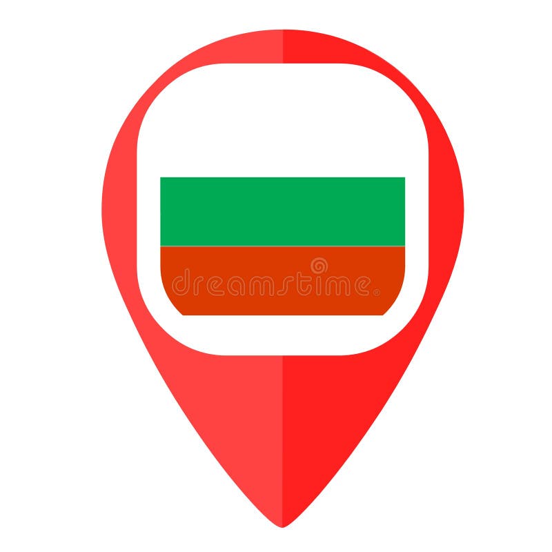 Bulgaria Flag Pins Marker Country Stock Photo - Illustration of country ...