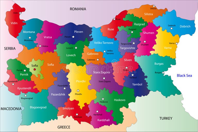 Bulgarian Country Map Stock Illustrations – 2,326 Bulgarian Country Map ...