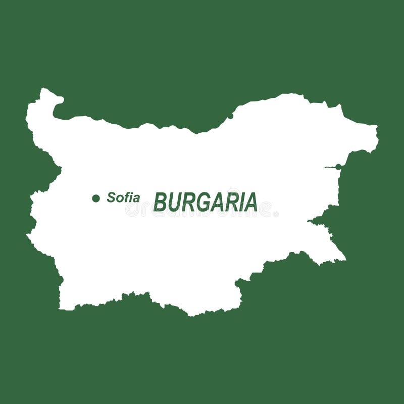 Bulgaria map icon stock vector. Illustration of republic - 300069717