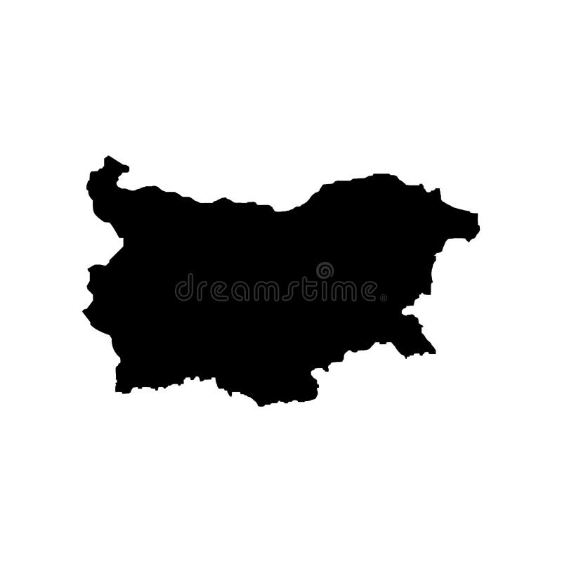Bulgaria Map Icon stock vector. Illustration of cartography - 345789083