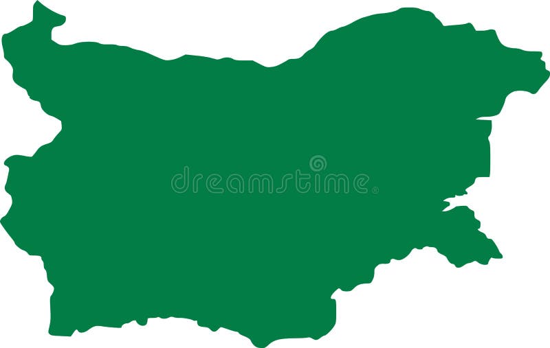Bulgaria map vector stock illustration. Illustration of contour - 107150420