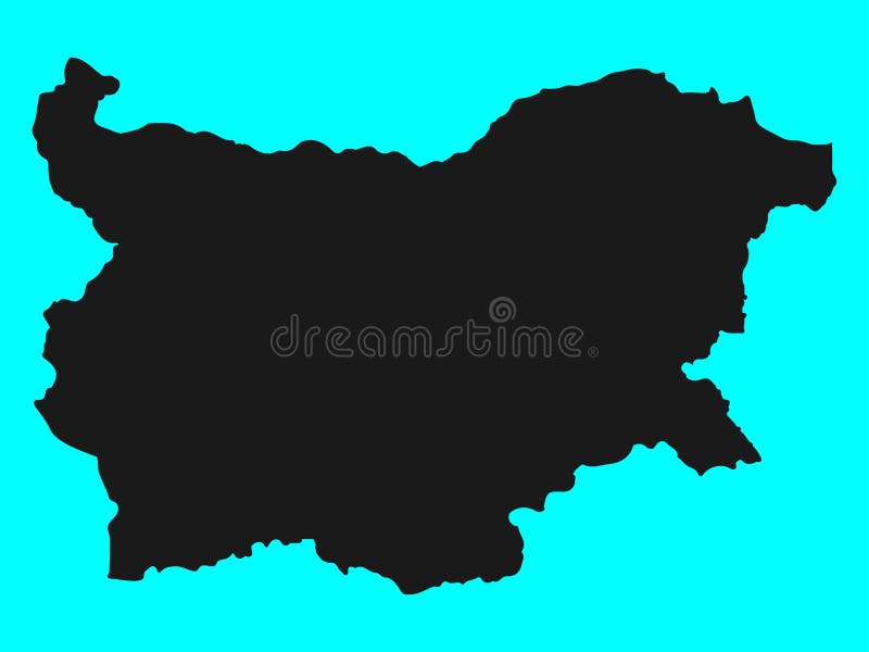 Bulgaria Map Vector Illustration Stock Vector - Illustration of vector ...