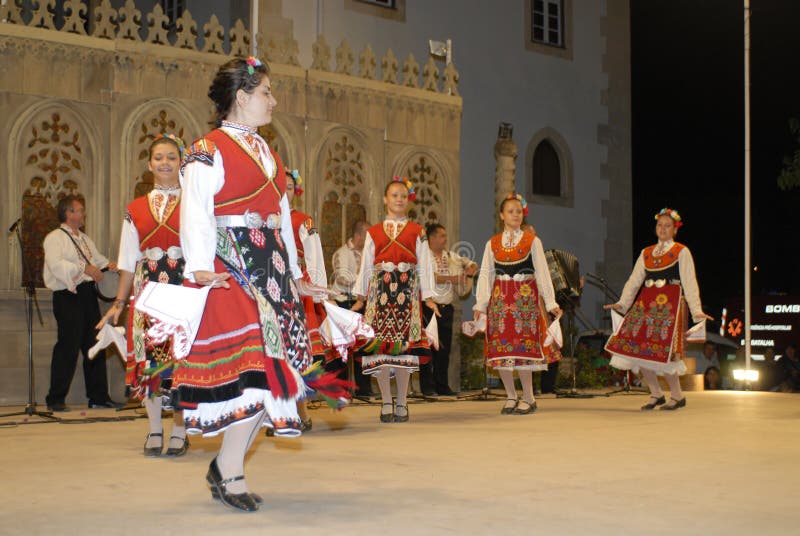 Bulgaria Musical Dance Group Editorial Stock Photo - Image of human ...