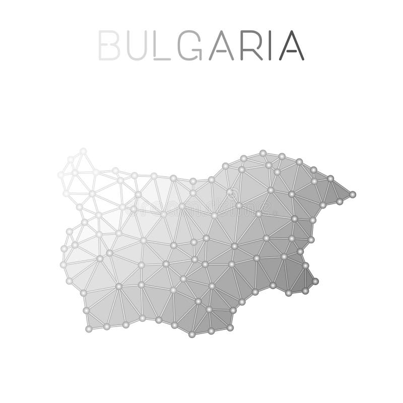 Bulgaria Polygonal Vector Map. Stock Vector - Illustration of border ...