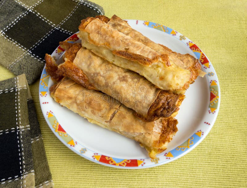 Bulgarian banica stock photo. Image of porcelain, baked - 37787236