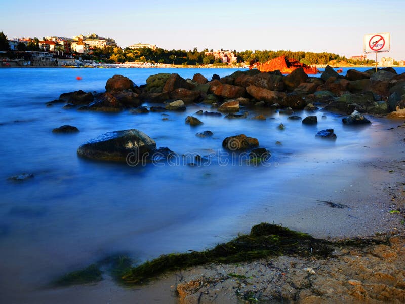 Bulgarian Black Sea in Ravda Village Stock Image - Image of bulgaria ...