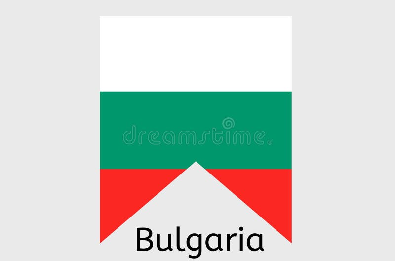 Bulgarian Flag Icon, Bulgaria Country Flag Vector Illustration Stock ...