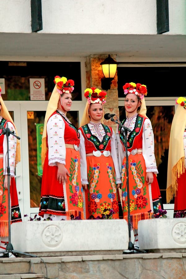 Bulgarian Singers Orlin Goranov and Krisia Editorial Photography ...