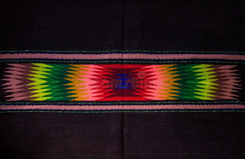 Bulgarian Hand-made Rag-carpets, Different Colors, Detail Stock Photo ...