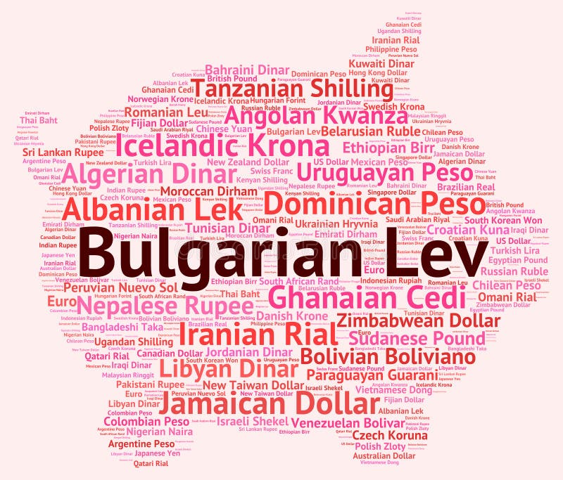 Bulgarian Lev Indicates Worldwide Trading and Bgn Stock Illustration ...