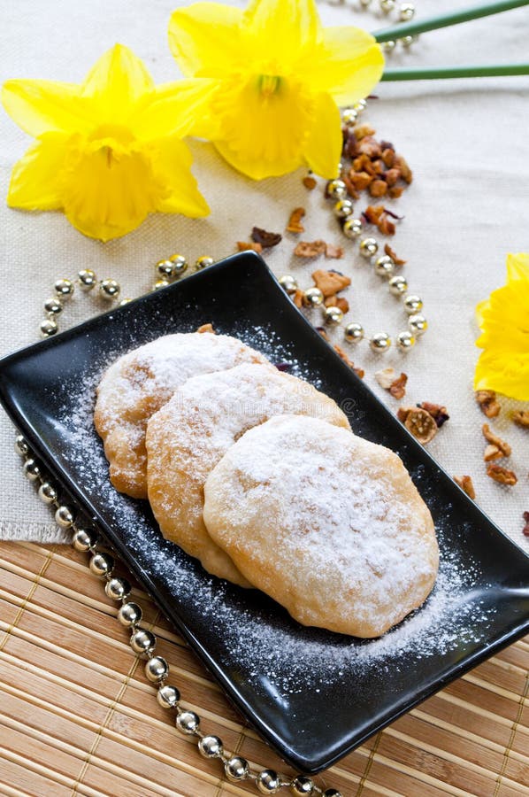 Bulgarian mekitsa stock photo. Image of meal, mekitsa - 19046926