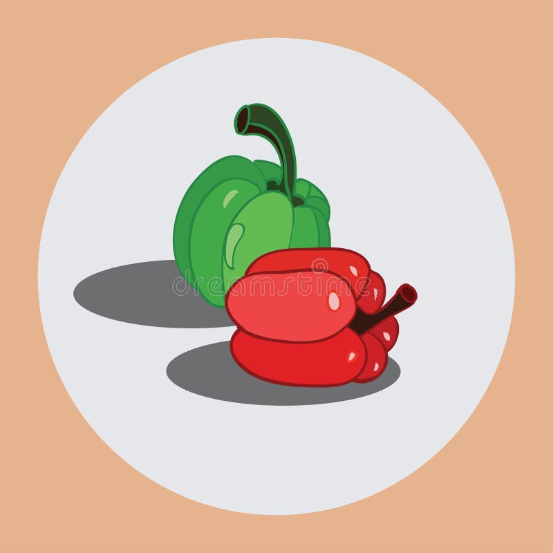 Bulgarian pepper stock vector. Illustration of selection - 54218157