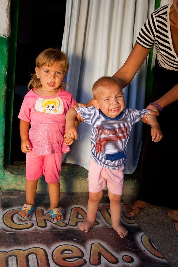 Bulgarian Roma Gypsy Children Editorial Stock Photo - Image of gypsies ...