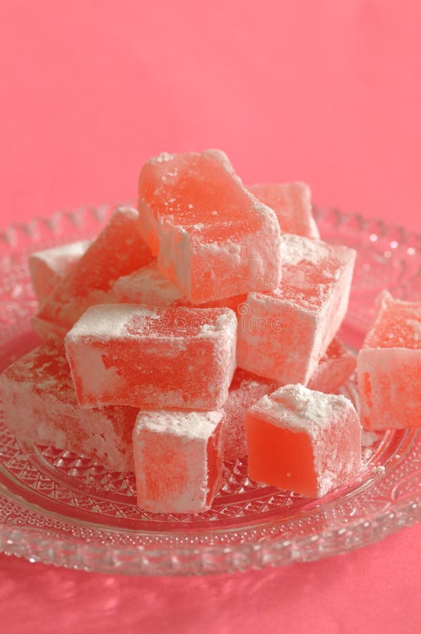 Bulgarian rose lokum stock photo. Image of sweet, rose - 11403138