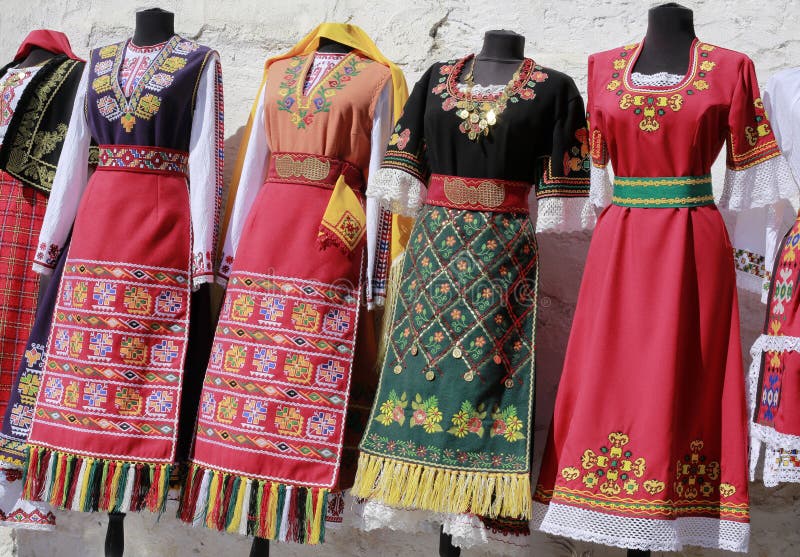 Bulgarian Traditional Clothes Stock Image - Image of national ...