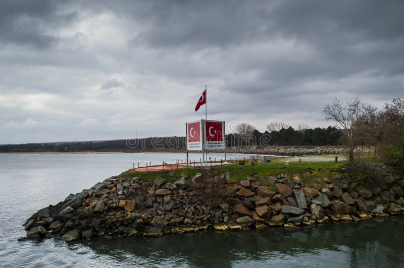 Bulgarian- Turkish Border on Black Sea Editorial Photography - Image of ...