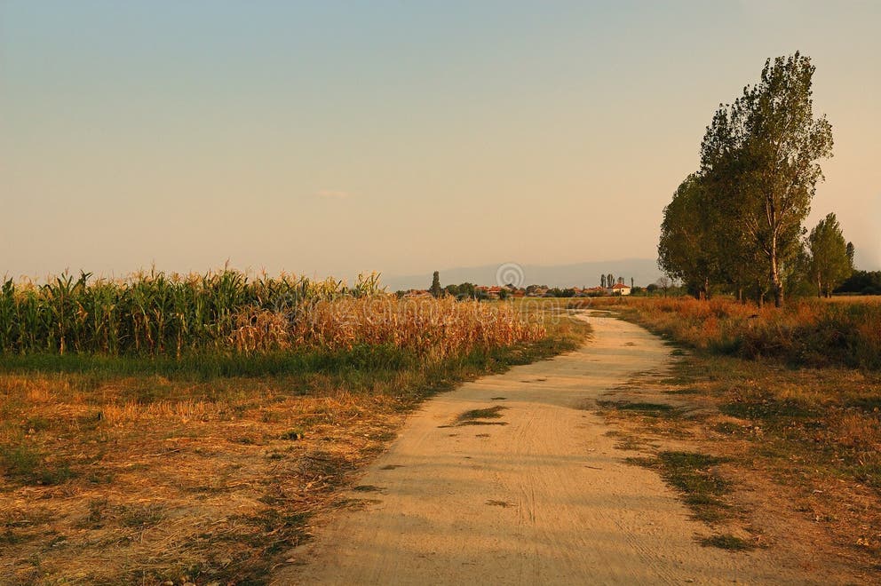 Bulgarian village stock photo. Image of plovdiv, corn - 6926590
