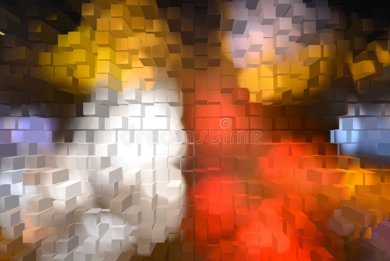 Red Construction with Bulge Wallpaper Stock Illustration - Illustration ...