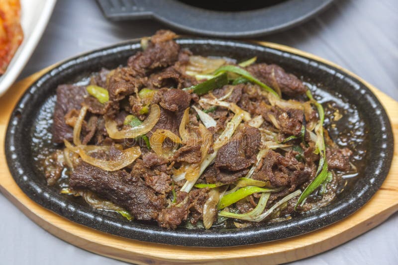 Bulgogi Beef Ribeye, Korean Food Stock Image - Image of bulgogi ...