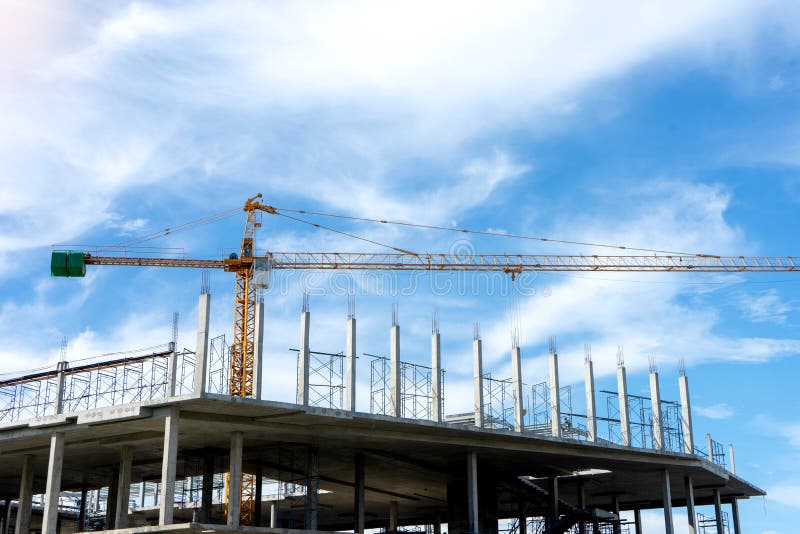 Buliding Constrution Project Work for Bulid Stock Image - Image of ...