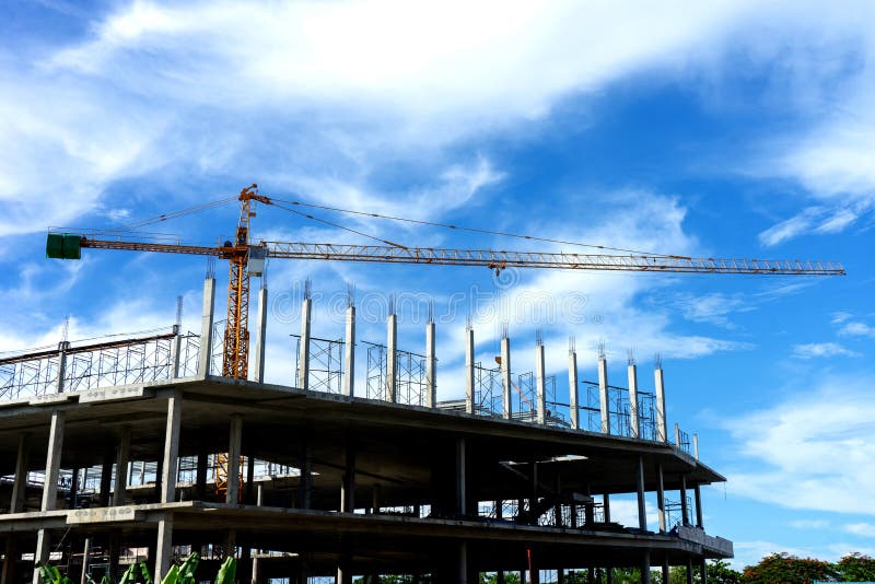 Buliding Constrution Project Work for Bulid Stock Image - Image of ...