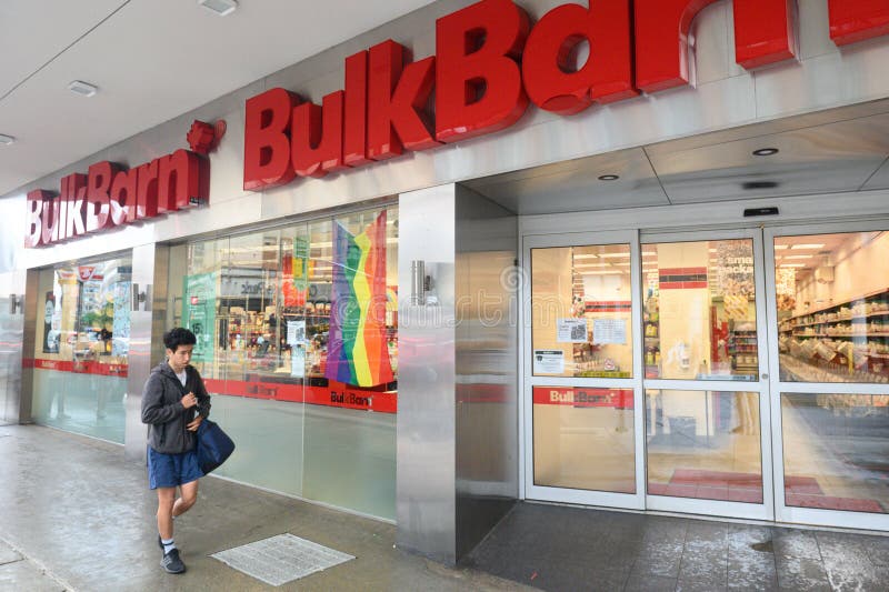 Bulk Barn company sign editorial image. Image of closeup - 333836175