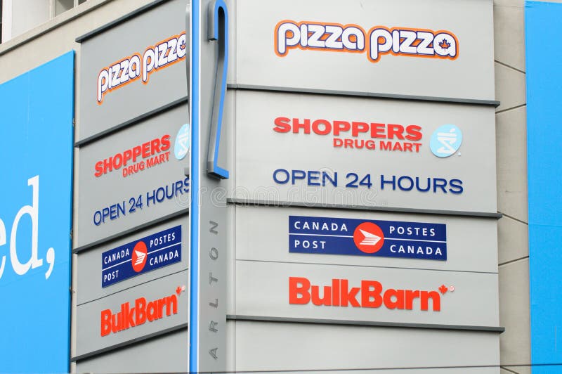 Bulk Barn company sign editorial stock photo. Image of toronto - 351309788