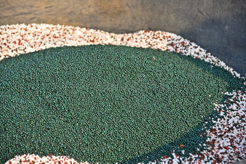 Bulk Blend Granule Fertilizer Stock Image - Image of granular, lawn ...