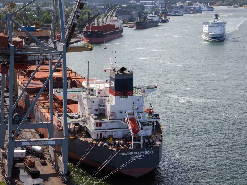 SEAPORT in SWINOUJSCIE editorial image. Image of fairway - 224970965