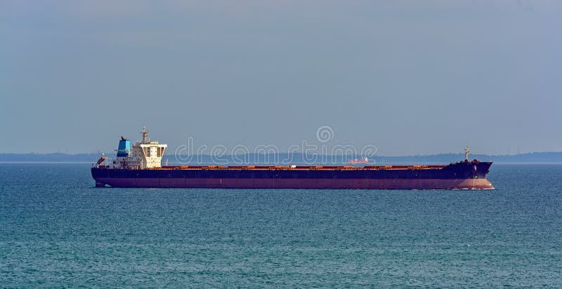 Bulk carrier cargo ship stock photo. Image of industry - 129165708