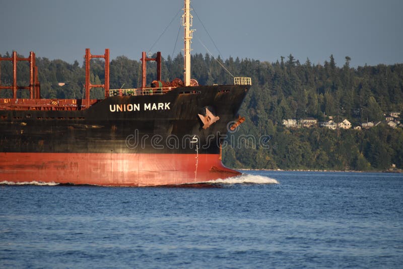 A Bulk Carrier Freighter Cargo Ship & X28;union Mark& X29; Editorial ...