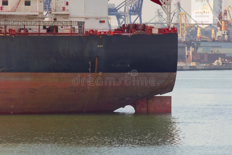 Bulk carrier stock image. Image of business, water, harbor - 67247269