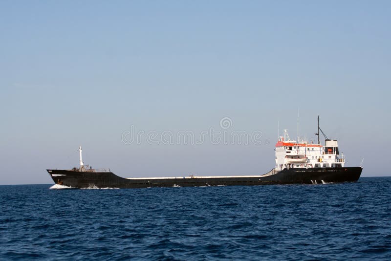 Bulk-carrier ship stock photo. Image of ship, freight - 14517038