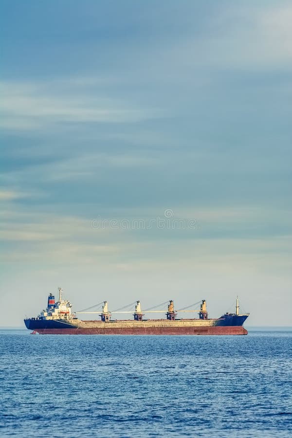 Bulk Carrier Ship stock photo. Image of navigation, carrier - 67118906