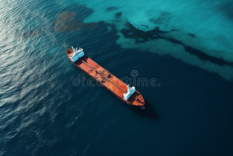 Bulk carrier ship. stock illustration. Illustration of freight - 283440060