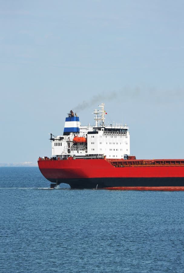 Bulk carrier ship stock image. Image of boat, bulker - 108402825