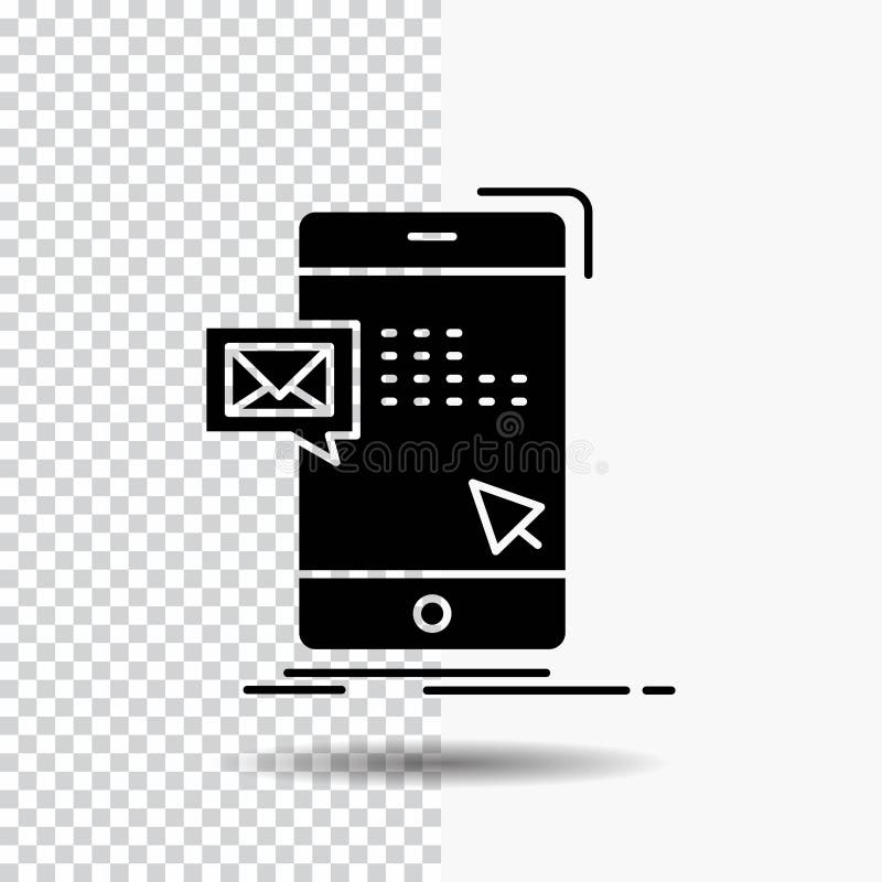 Bulk, Dialog, Instant, Mail, Message Glyph Icon on Transparent ...