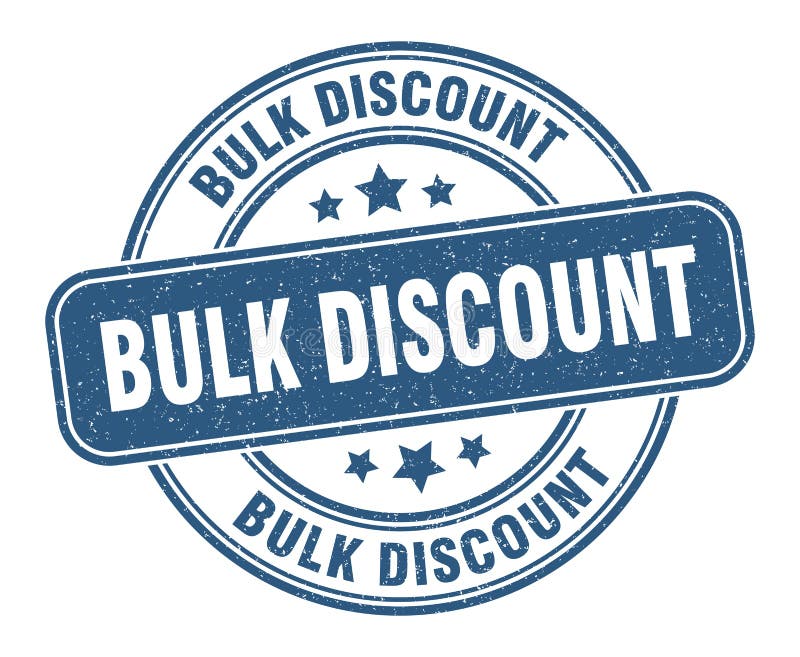 Bulk Discount Stamp. Bulk Discount Round Grunge Sign Stock Vector ...
